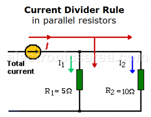 Current Divider Rule in parallel resistors - Electronics Area